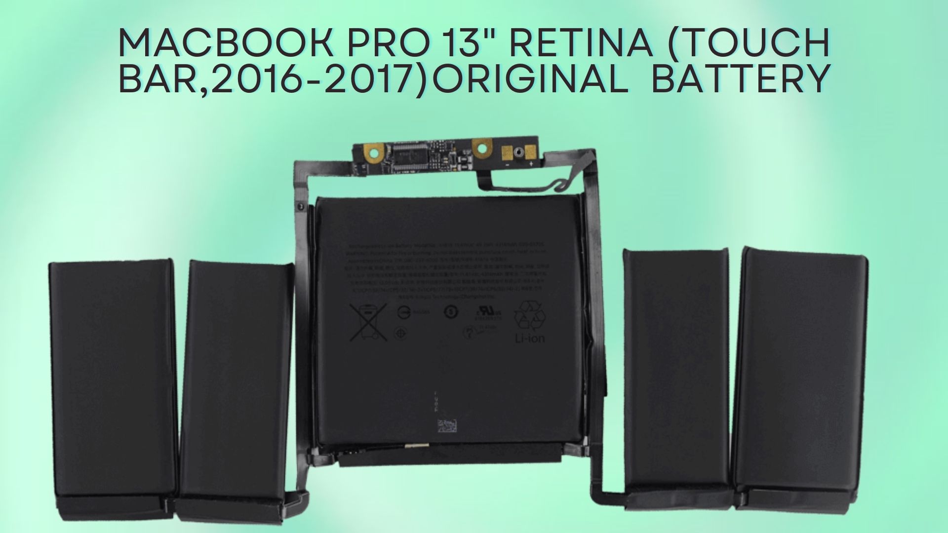 MacBook Pro 13" Retina (Touch Bar,2016-2017)Original Battery - Apple ...