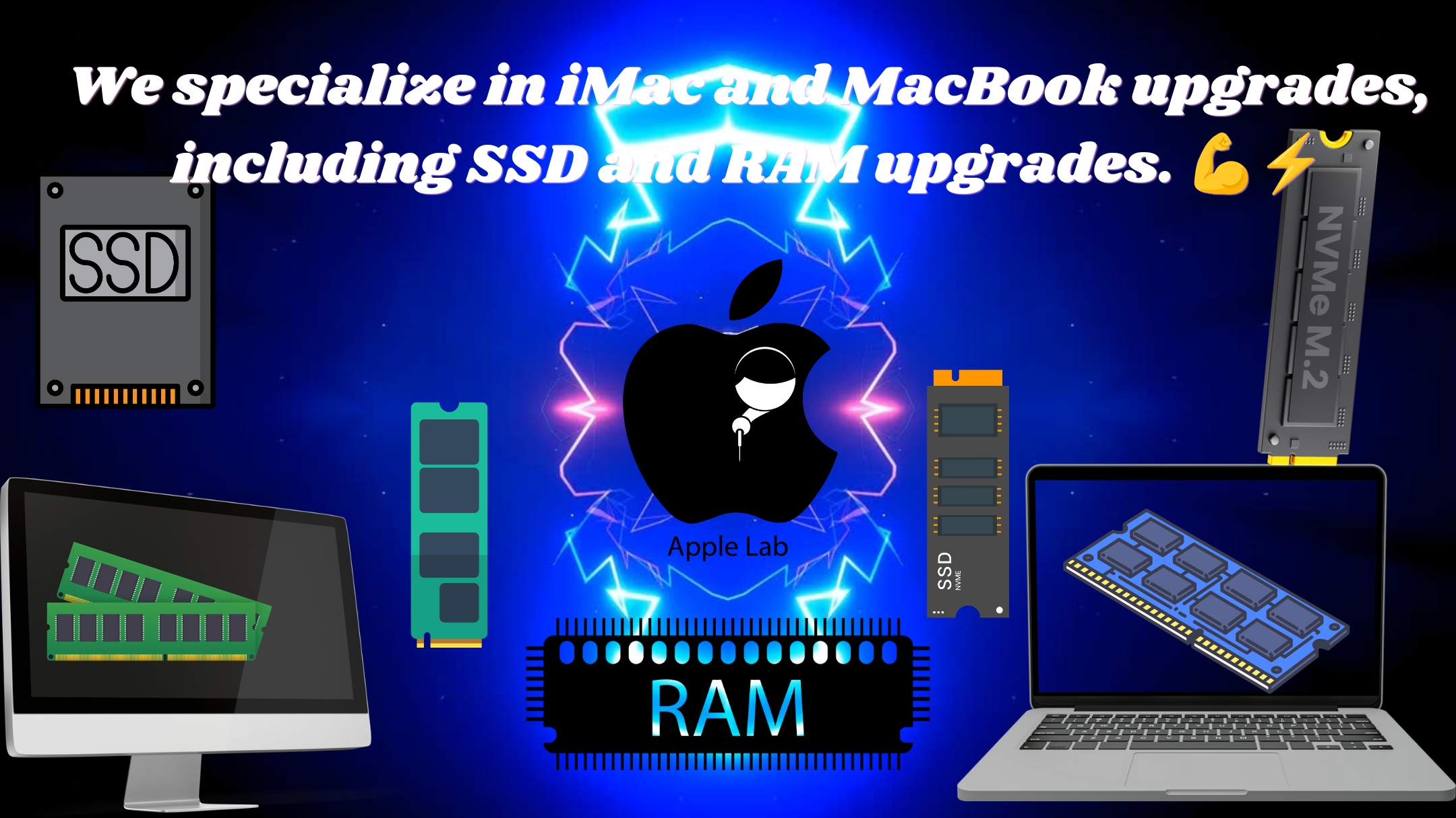 We specialize in iMac and MacBook upgrades, including SSD and RAM ...
